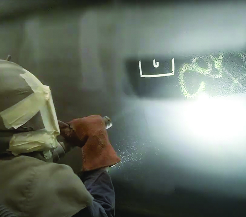 Change in abrasive media and blasting protocol delivers over 100% ...